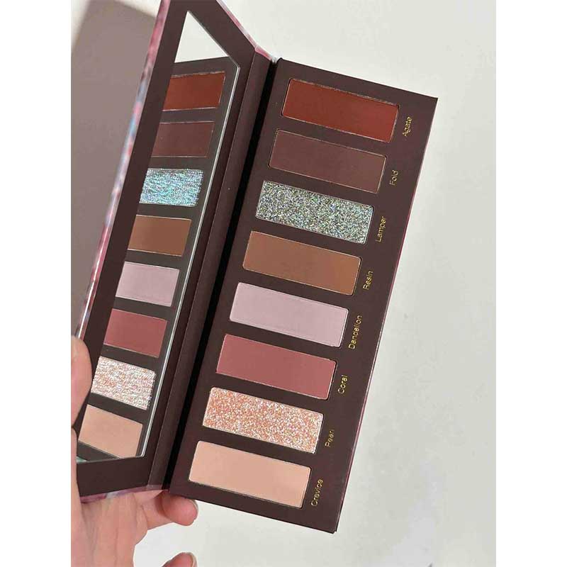 amber colored eyeshadow